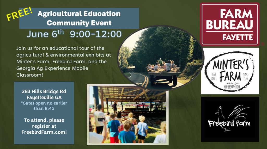 June 6th 2025 Community Event – Freebird Farm